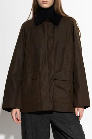 TOTEME Insulated Jacket With Corduroy Collar