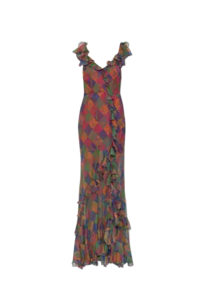 Etro Printed Silk Maxi Dress - Multicolour