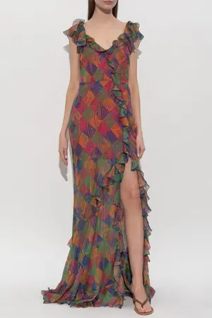 Etro Printed Silk Maxi Dress - Multicolour