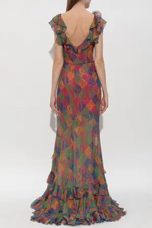 Etro Printed Silk Maxi Dress - Multicolour