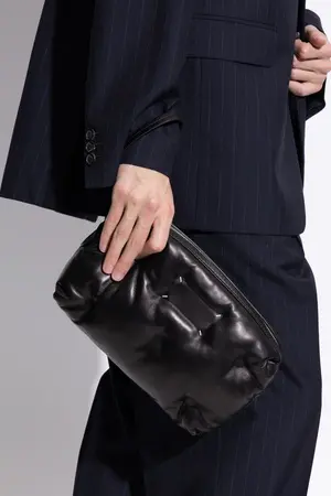 MAISON MARGIELA Glam Slam Clutch - Black