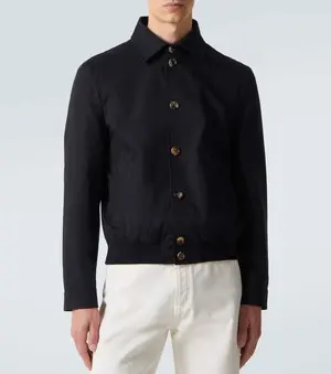 Brunello Cucinelli Cotton-blend Blouson Jacket