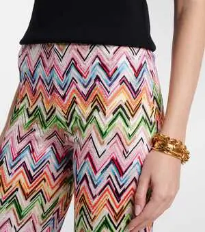 Missoni Zigzag High-rise Flared Pants - Multicoloured