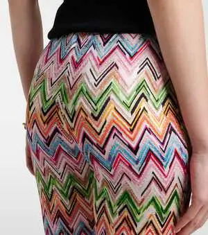 Missoni Zigzag High-rise Flared Pants - Multicoloured