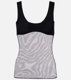 NENSI DOJAKA Semi-sheer Tank Top
