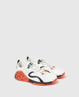 Stella McCartney Dropset Strength Trainers - Orange/white