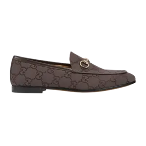 Gucci S Jordaan Gg Canvas Loafer - Brown