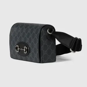 Gucci Horsebit 1955 Mini Bag Gg Canvas