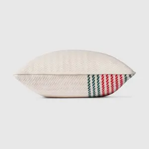 Gucci Cashmere Jacquard Cushion With Web