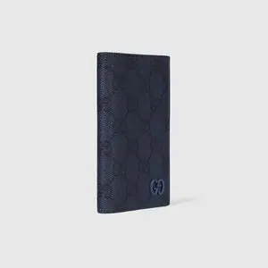 Gucci Green Interior Gg Long Card Case Gg Canvas
