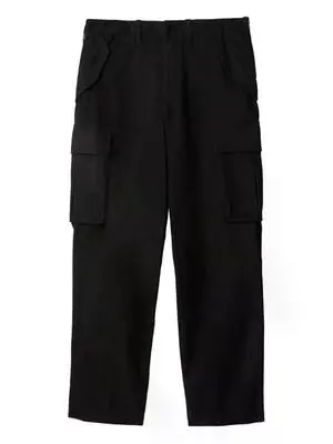 Burberry Check Trim Cargo Pants - Grey