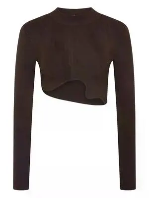 Christopher Esber Maparadita Long-sleeve Cutout Top