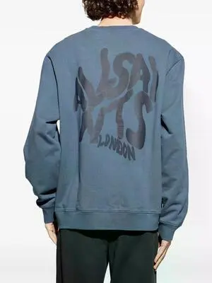 ALLSAINTS Orlando Graphic Sweatshirt - Blue