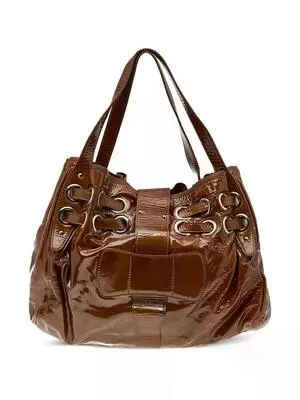 JIMMY CHOO Riki Leather Shoulder Bag