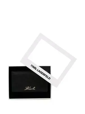 Karl Lagerfeld Signature Leather Wallet