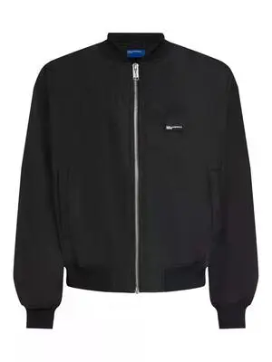 Karl Lagerfeld Logo-patch Bomber Jacket