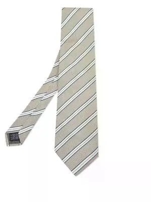 Gianfranco Ferre Striped Neck Tie - Neutrals