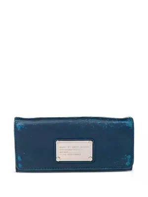 Marc Jacobs Logo-plate Wallet - Blue