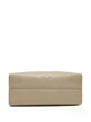 LOUIS VUITTON Onthego Mm Monogram Empreinte Leather Tote Bag - Neutrals