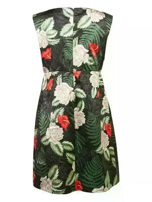Gucci Floral-print A-line Dress