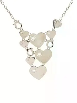 FERRAGAMO Crystal-embellished Heart Necklace