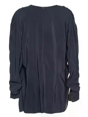 Marni Silk Pintucked Blouse