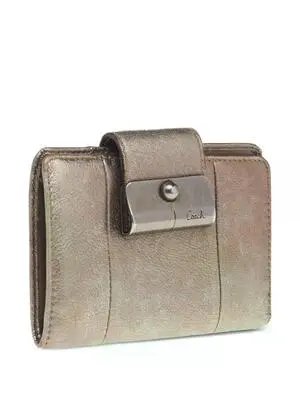 COACH VINTAGE Metallic-effect Leather Wallet
