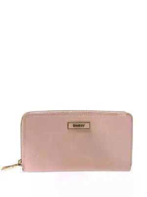 Dkny Pre-owned Zip-around Wallet - Pink