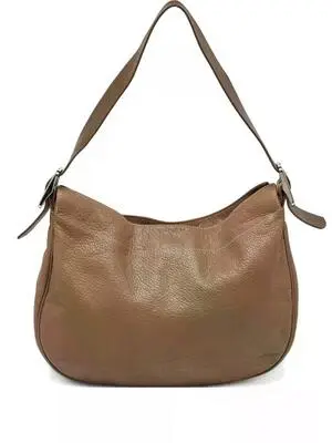 Longchamp Leather Hobo Shoulder Bag