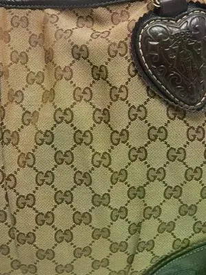 Gucci 2000s Monogram Heart-detail Tote Bag
