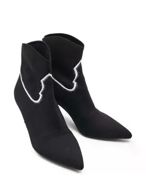 Dior 2024 Embroidered Ankle Boots