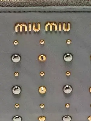Miu Miu Stud-embellished Wallet