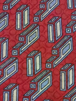 Dior Geometric-print Silk Neck Tie