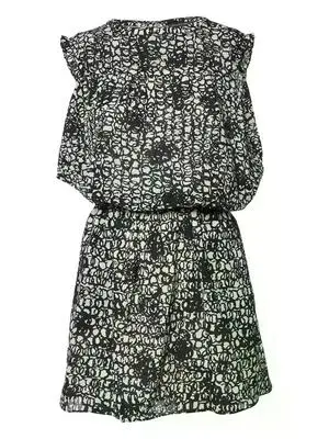 Balenciaga Abstract-print Dress