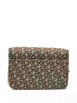 Dkny Monogram Leather Cross Body Bag