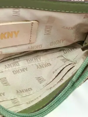 Dkny Monogram Leather Cross Body Bag