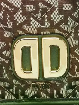 Dkny Monogram Leather Cross Body Bag