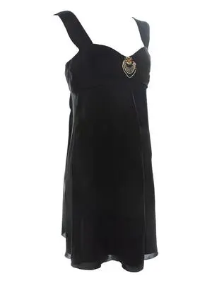 TEMPERLEY LONDON Embellished Silk Mini Dress