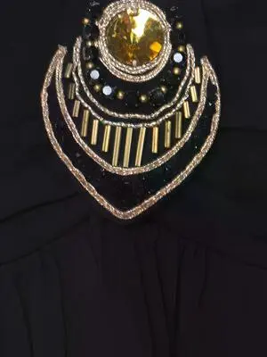 TEMPERLEY LONDON Embellished Silk Mini Dress
