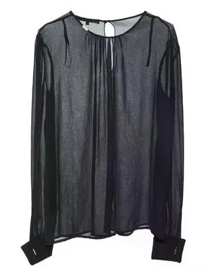 Elisabetta Franchi Semi-sheer Long-sleeve Blouse