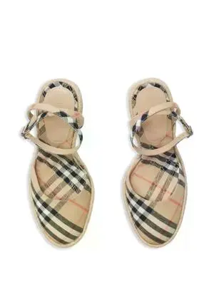 Burberry Mews Check Espadrilles