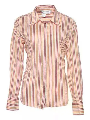Max Mara Striped Silk Shirt