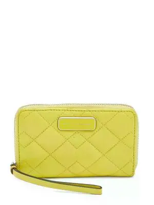 Marc Jacobs Quilted Leather Wallet - Yellow