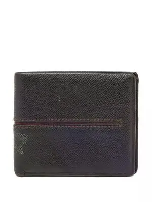 TOD'S Leather Bi-fold Wallet - Brown