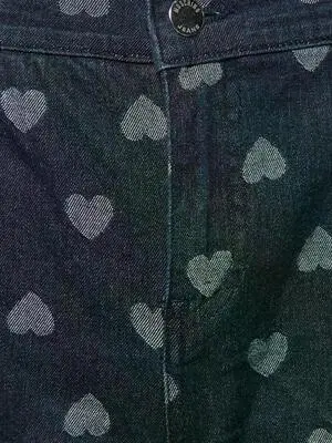 Moschino Heart-patterned Flared Jeans