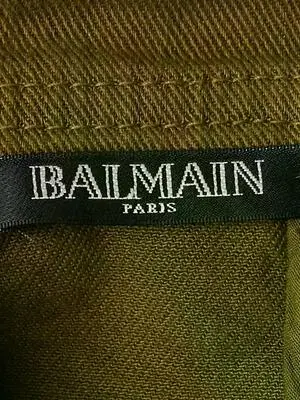 Balmain Denim Mini Skirt