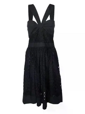Moschino Lace-paneled Mini Dress