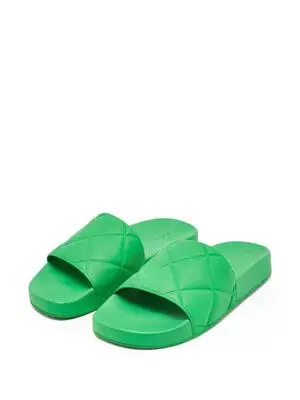 Bottega Veneta Diamond-pattern Slides