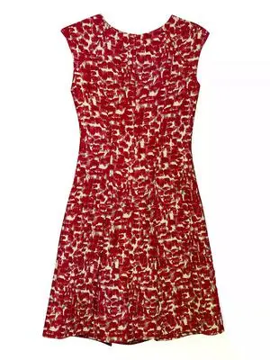 Carolina Herrera Jacquard Panel Dress