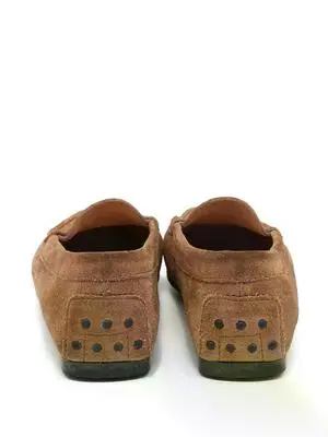 TOD'S Suede Penny Loafers